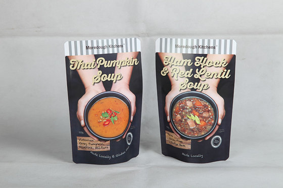 Small Plastic Zip Lock Bags Kraft Paper Pouch Coffee Packaging Bags