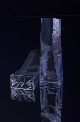 Clear Side Gusset OPP Block Bottom Bags Recyclable For Tea Packing