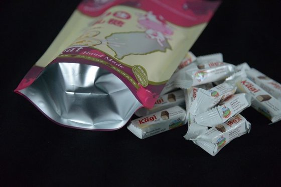 Plastic Packaging Snack Food Stand Up Pouch Bags Recycle Use