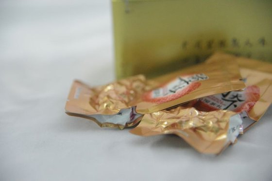 250g PET / AL / PE Tea Packaging Bags Vacuum Compound Laminated Foil