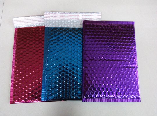 Insulated aluminum foil bag antiglare metallic bubble mailer