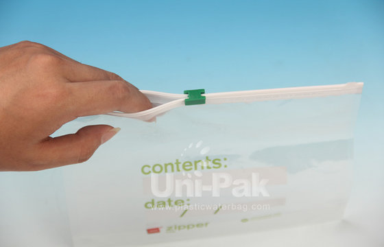 Slider Reclosable Laminated Sachet Pouches Garment Packaging Bags