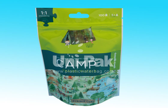 Stand Up CPP / OPP Plastic Bags / Heat Seal Plastic Bags With Zipper