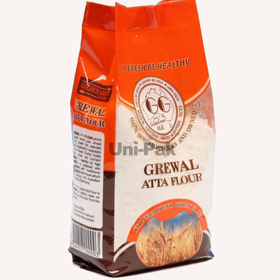 Kraft Paper Snack Food Packaging Bags , Colorful Printing Gusset Stand Up Food Pouches