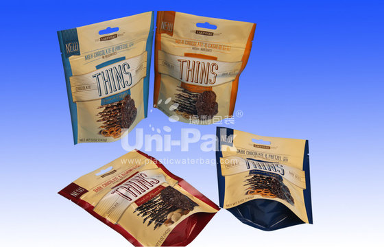 Biodegrade Stand Up Ziplock Custom Printable Eco-friendly Snack Food Packaging Bags