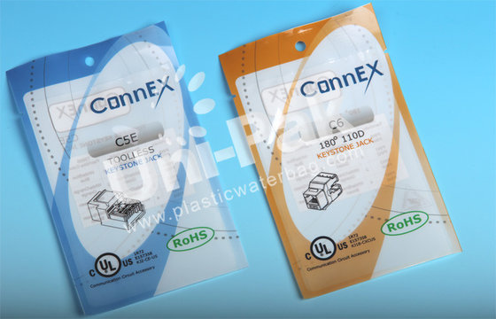 Electronics Plastic Anti Static Ziplock Bags Light Weight Eco-friendly