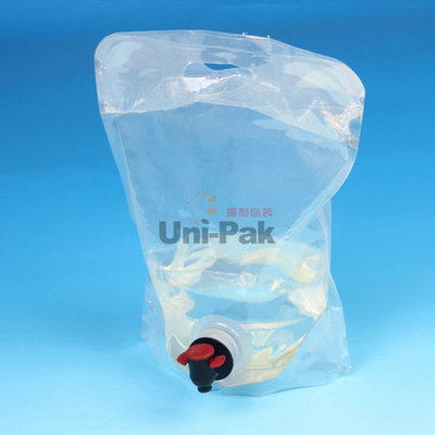 Reusable Colorful Printing Plastic Water Bag For Liquid With Butterfly