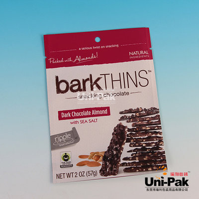 Aluminum Foil BPA Free Snack Food Packaging Bags With Zipper