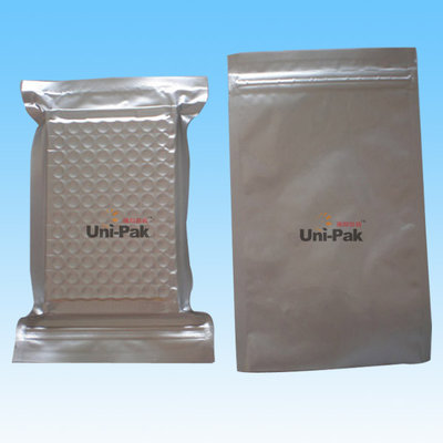 Aluminum Foil Anti Static Bags Heat Seal For Electronics 3-side Sealed