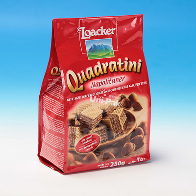 Free Samples Safe Resealable Snack Food Packaging Bags  Flat Bottom