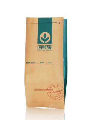 ECO-friendly Stand Up Coffee Pouch with Valve / Coffee kraft Paper Bag