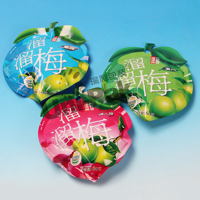 Unique Shape Full Printing Laminated Aluminum Foil Bags For Sweet Food