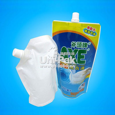 Liquid Disinfectant Aluminum Foil Bags Spout Hang Stand Up Reuasble