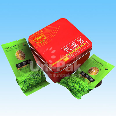 custom printed moisture resistant vacuum tea packaging bag aluminum foil