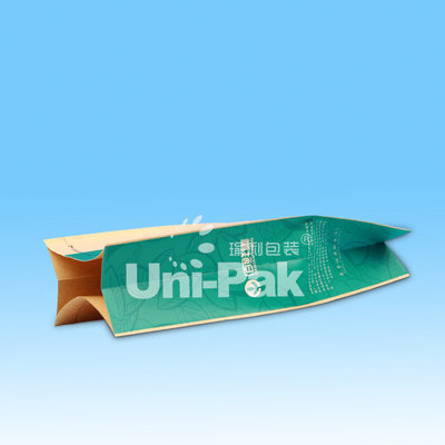 Gravure Printing  Brown Paper  Snack Food Packaging Bags Stand Up