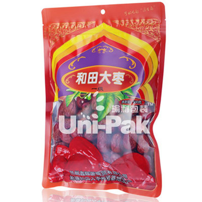 Colorful Attracitive Unique Plastic Snack Food Packaging Bags Hang Hole