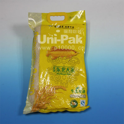 Vacuum Packaging Bag Plastic Bags BPA Free , NY / PE Bags with Handle Hole