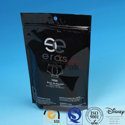 Colorful Garment Packaging Bags , Cpp / OPP  Zipper Plastic Garment Bags