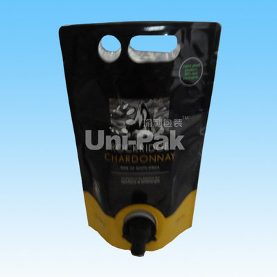 BIBs Reclycled Aluminum Foil Bags With Spout Wine Pouch Beverage Liquid Bags