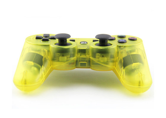 Multicolor Transparent Ps3 Joystick Controller , Ps3 Wireless Joystick Ergonomic Grips
