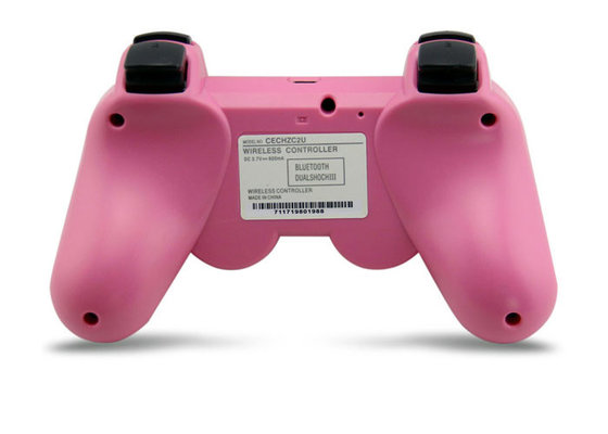 Pink Ps3 Joystick Controller Gamepad Wireless ABS Plastic Material G Gyroscope Sensor