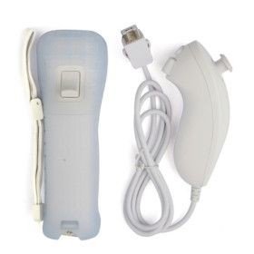 Wireless Wii Remote Nunchuck Controller , Wii U Remote Plus Controller ABS Material