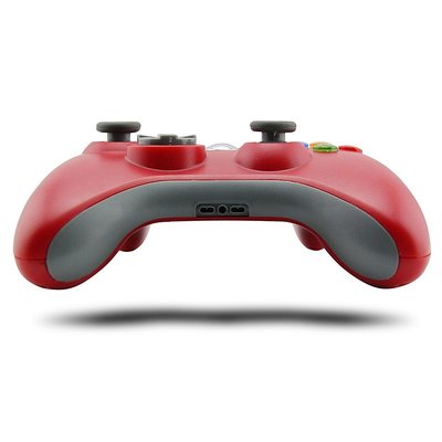 Red Color XBOX 360 Game Controller Slim Wired Joystick 3 Levels Rumble Control