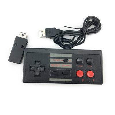 2.4G Wireless Turbo NES Classic Game Controller With 400mA Lithium Battery