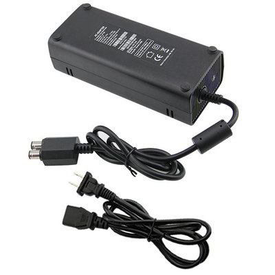 LED Indicator Light Game Console Adapter AC 100-245V For Xbox 360 Slim Console