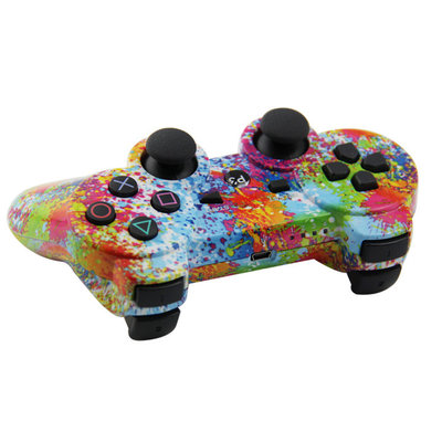 Rechargeable Battery Ps3 Gaming Controller , Ps3 Wireless Bluetooth Controller Dual Vibration