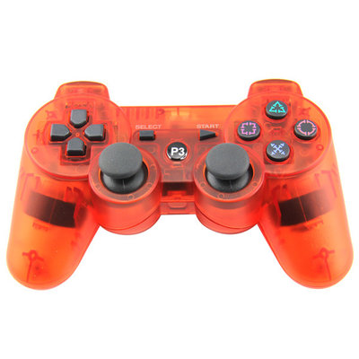 PS3 Playstation Game Controller Assorted Transparent Colors 3 Months Warranty