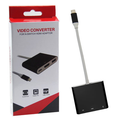 New Product Video Converter For Nintendo Switch Console Adaptor USB Type-C to HDMI Connector