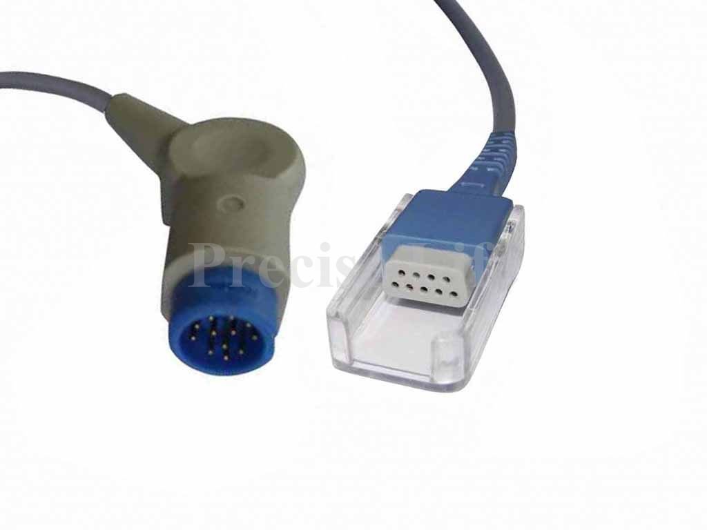 Compatible Mindray 0010-21-11957 SpO2 adapter cable,Round 12-pin to DB 9-pin,8ft
