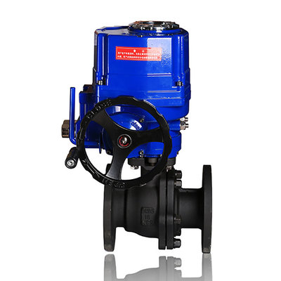 Electric Actuator DC24V AC220V 4-20mA Motorized Flanged Ball Valve