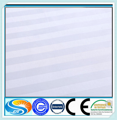 wide width 50 polyester 50 cotton fabric for making bed sheets satin striped bedsheet fabric bedding fabric