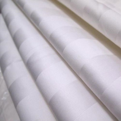 wide width 50 polyester 50 cotton fabric for making bed sheets satin striped bedsheet fabric bedding fabric