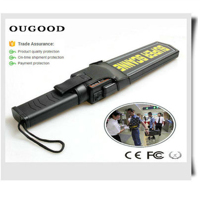 375g Rechargeable Handheld Metal Detector, Sensitive Airport Body Scanners with Visual Red / Green LED