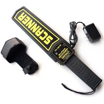 Quick scanning Hand Held Metal Detectors with Ultimate Sensitivity and high impact ABS case