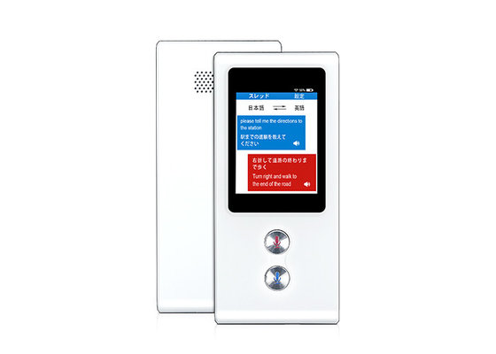 Real Time Portable Voice Translator With Intelligent Noise Reduction Speaker System