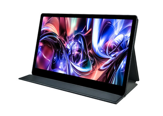 IPS Type C HDMI 13.3" Portable Monitor Touch Panel Built In Speaker For Laptop
