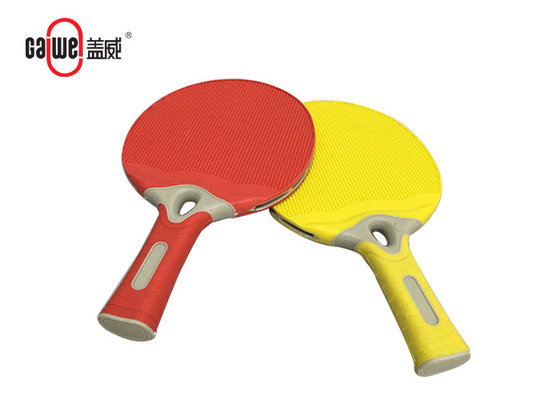 Red Rubber Tabletop Table Tennis Set Waterproof High Performance For Outside