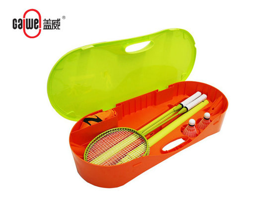Folding Badminton Set With Pop Up Net , 70 * 30 * 12CM Badminton Game Set