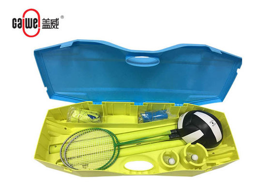 backyard Tennis Badminton And Volleyball Set , Heavy Duty Badminton Set With Net