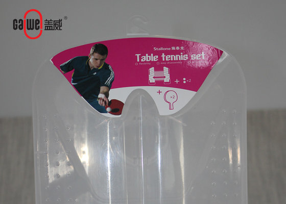 Water Resistant Portable Table Tennis Set Folding White Edge Lightweight