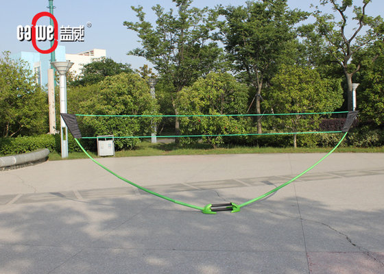 Easy Set Up Outdoor Badminton Easy Set with Freestanding Base Customized Color