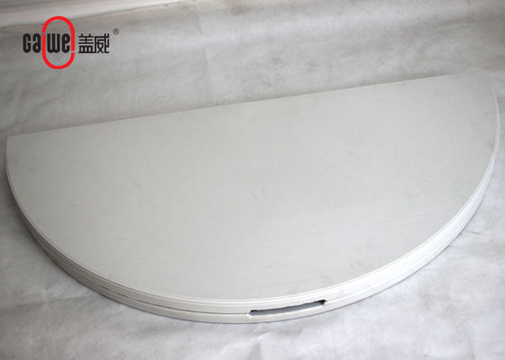 Adjustable HDPE Plastic Folding Tables Rectangle Shape Kitchenware Portable