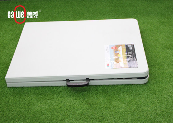 High Density Polyethylene Plastic Folding Tables For BBQ 24 * 12mm Middle Tube