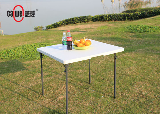 Portable Plastic Plastic Folding Tables Kitchenware Easy To Set Up Iron Legs