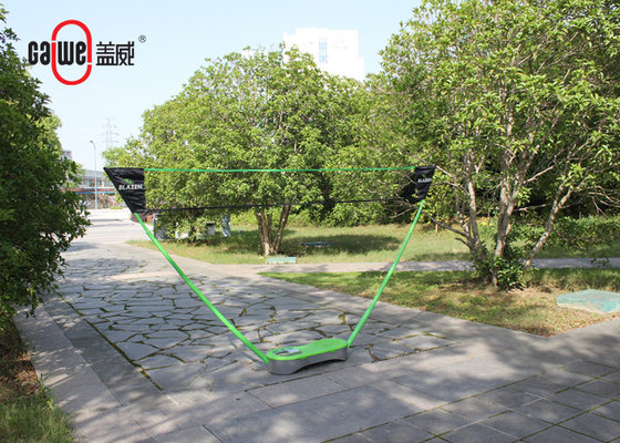 2 Set Poles Free Standing Badminton Set , Badminton Easy Set With Plastic Box