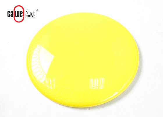 Yellow Frisbee Flying Disc For Children Training Pets Weather / Dust Proof